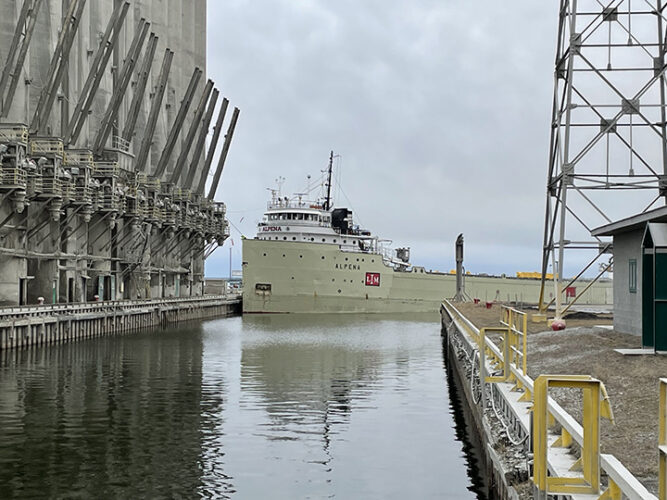 Holcim loads first vessel of 2024 | News, Sports, Jobs - The Alpena News
